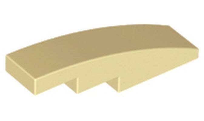 Деталь Lego 61678 Slope, Curved 4 x 1