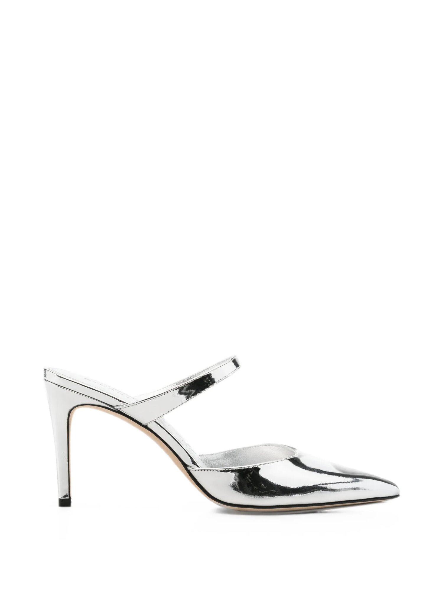 Мюли Pointed-toe metallic mules