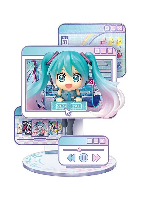 Re-ment Мини-фигурки Hatsune Miku и Kaito Meiko Miku