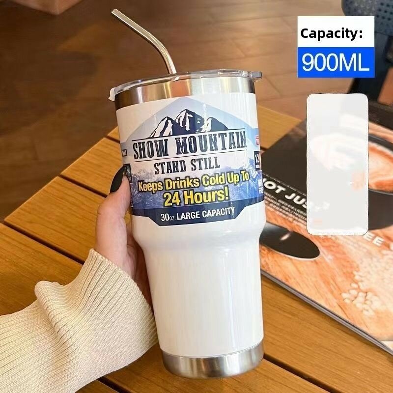 Premium insulated cup with thickened body for business gifts and promotions four paws white