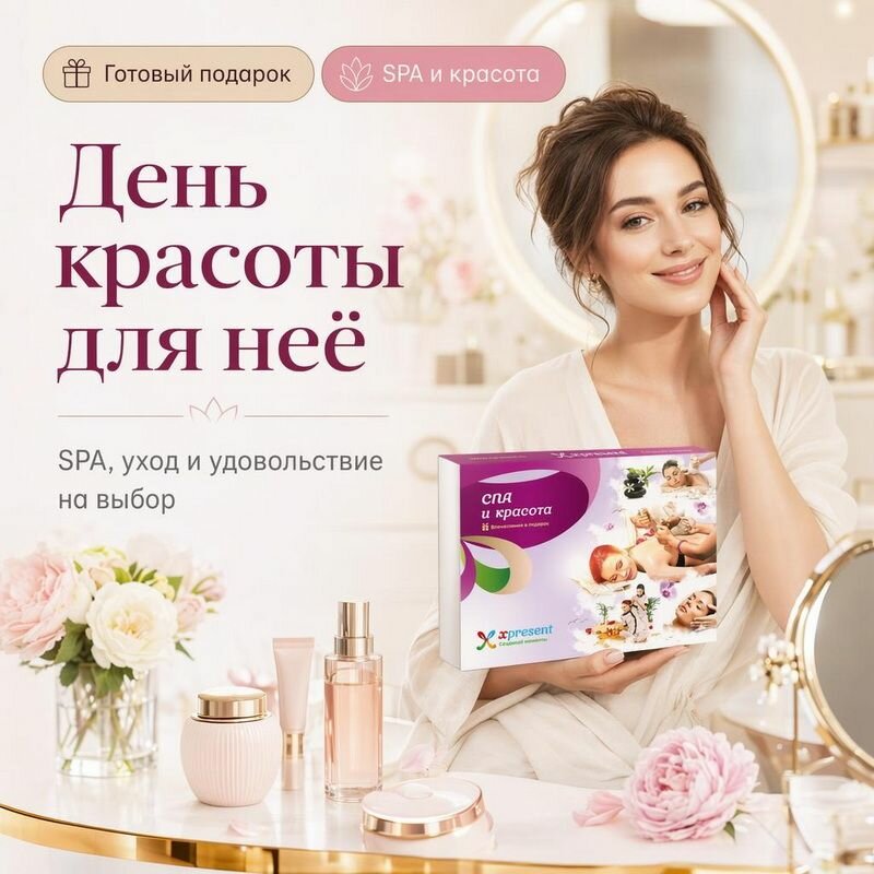 Подарочный набор «Спа и красота» (38 впечатлений на выбор)