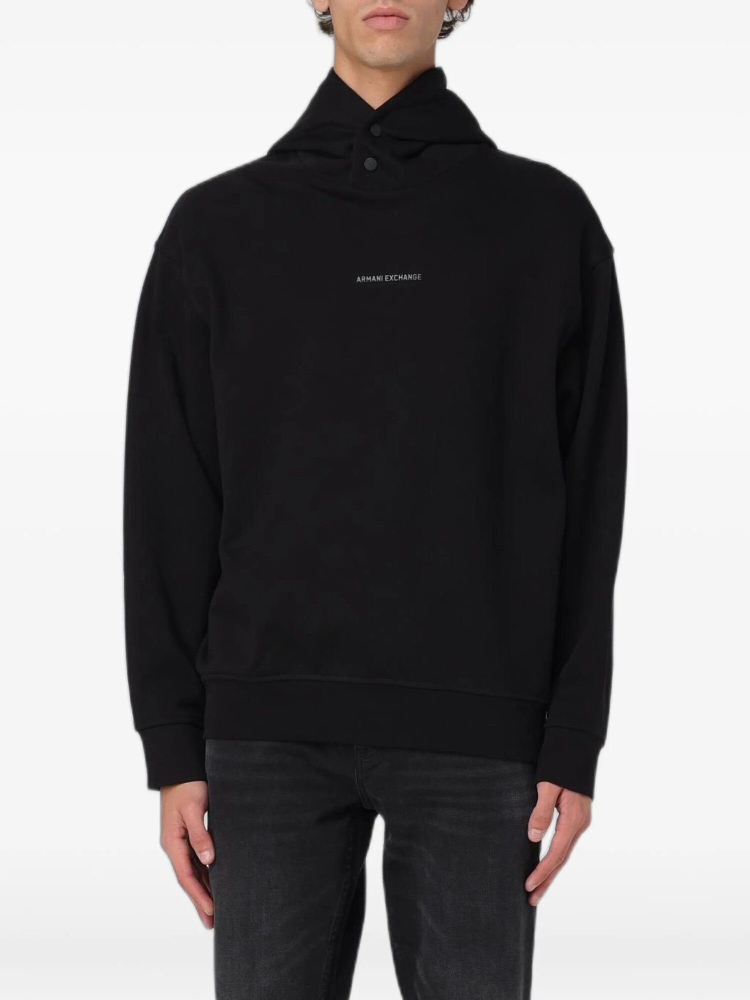 Худи Logo-print press-stud hoodie