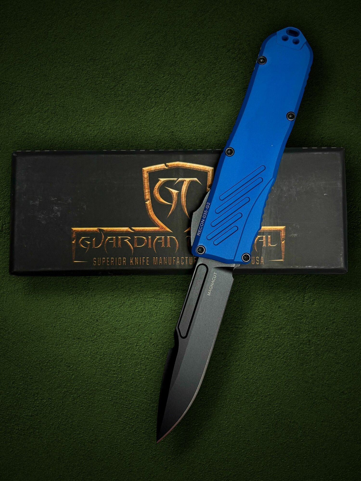 Складной нож Guardian Tactical Recon-035 S/E Blue /Black Tactical, 94111 G2 BL