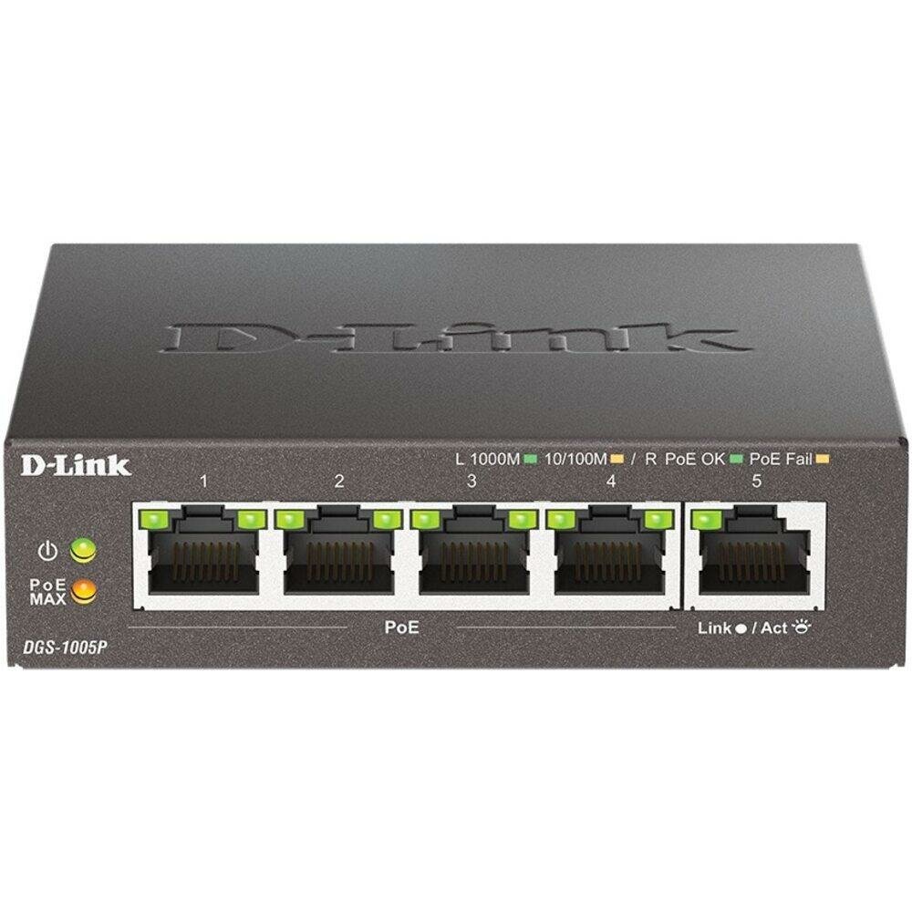 Коммутатор POE D-Link DGS-1005P/B3A