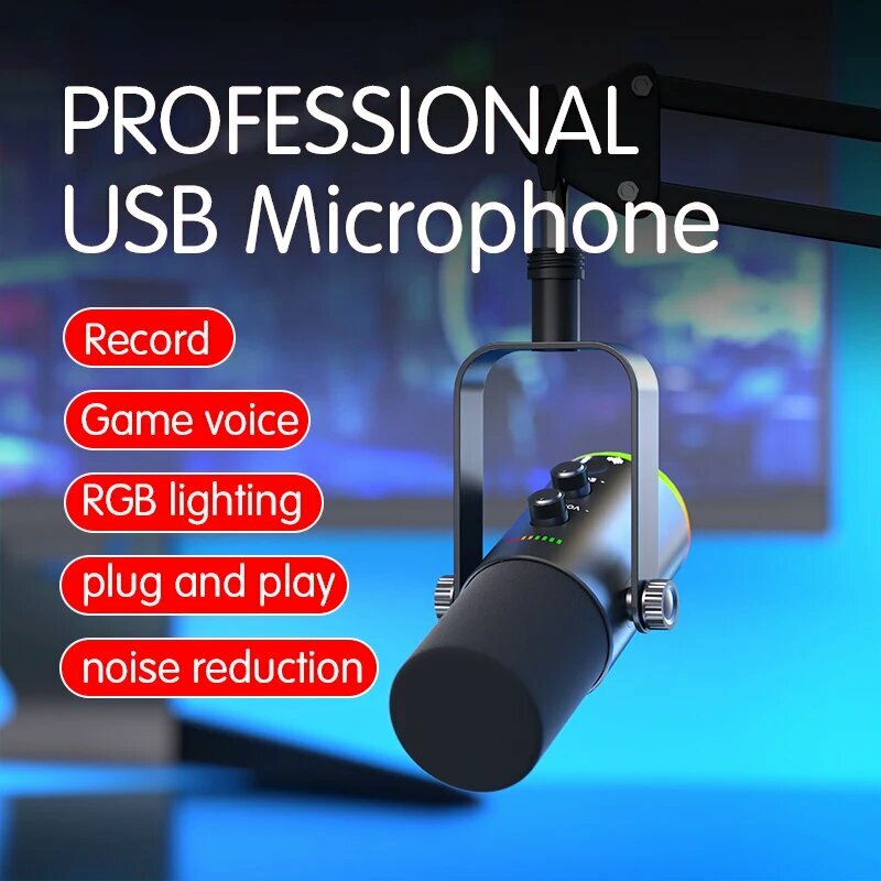 RGB USB-микрофон для стриминга — фото 1