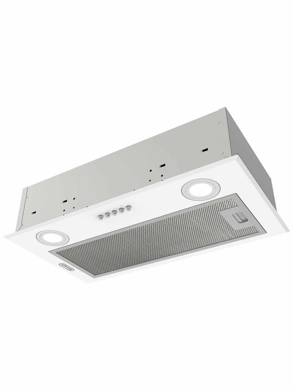 Вытяжка встраиваемая DeLonghi Olmo 506 BM, отвод/рециркуляция, 650 м3/ч, механическое управление, LED-освещение, 59 дБ