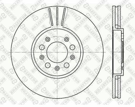6020-4760V-SX Диск тормозной AUDI A3, VW BORA/GOLF 1.8T/2.3/1.9TDI 96-