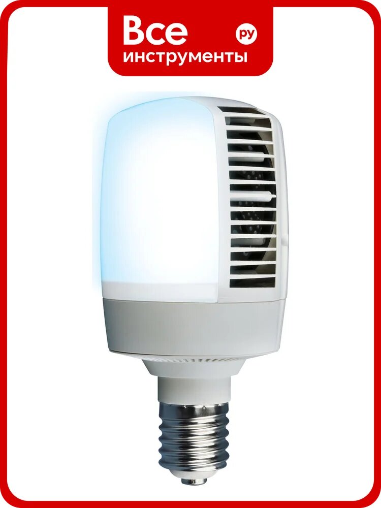 Светодиодная лампа Uniel LED-M105-70W/DW/E40/FR ALV02WH, матовая. UL-00001812, промышленная энергосберегающая лампа