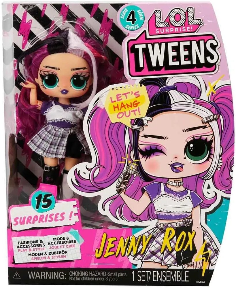 Кукла Tweens Jenny Rox 4 series 15 см лол подростокОригинал Коллекционная 4524971224 для коллекционирования