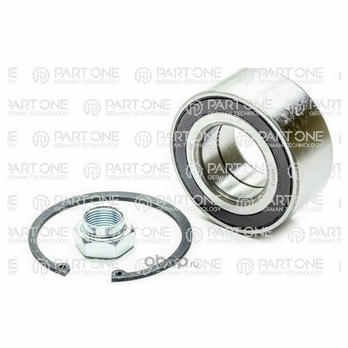 Подшипник ступичный front, CITROEN C3/C4 04>, C4 PICASSO 07>, C5 01-08, DS3, DS4, DS5, BERLINGO 08>, PART-ONE 1BK012
