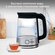 Электрический чайник Tefal KI750D30, 2400Вт, 1.7л, черный, серебристый