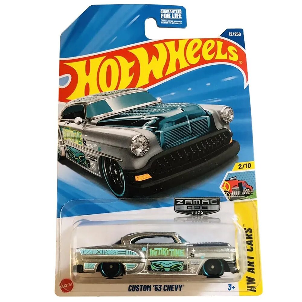 HOT WHEELS 1:64 CUSTOM 53 CHEVY модель автомобиля ZAMAC-2025-12-HYY11