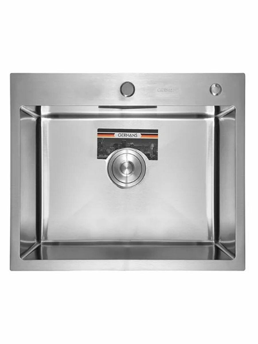 Мойка для кухни нержавеющая врезная 60*50 Gerhans K36050
