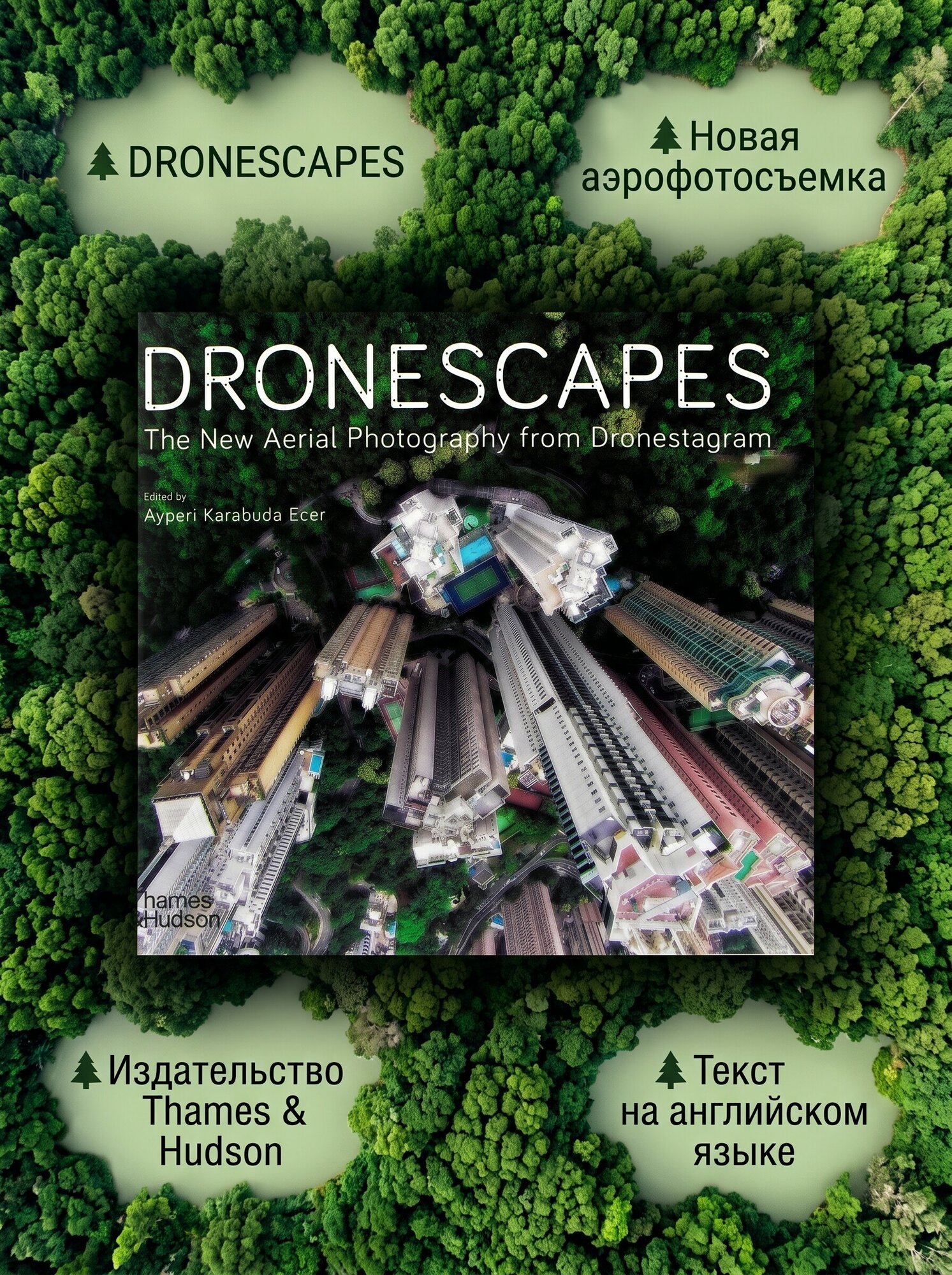 Книга Dronescapes. The New Aerial Photography на английском, артбук Thames & Hudson