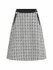 Юбка Karl Lagerfeld A-line midi skirt, размер 42, бежевый/белый