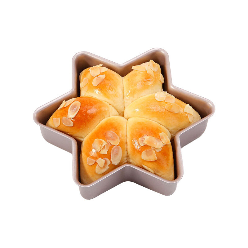 Форма для выпечки в виде шестиугольной звезды, хлебная форма Pandoro, противень для выпечки, форма для чизкейка в виде снежинки