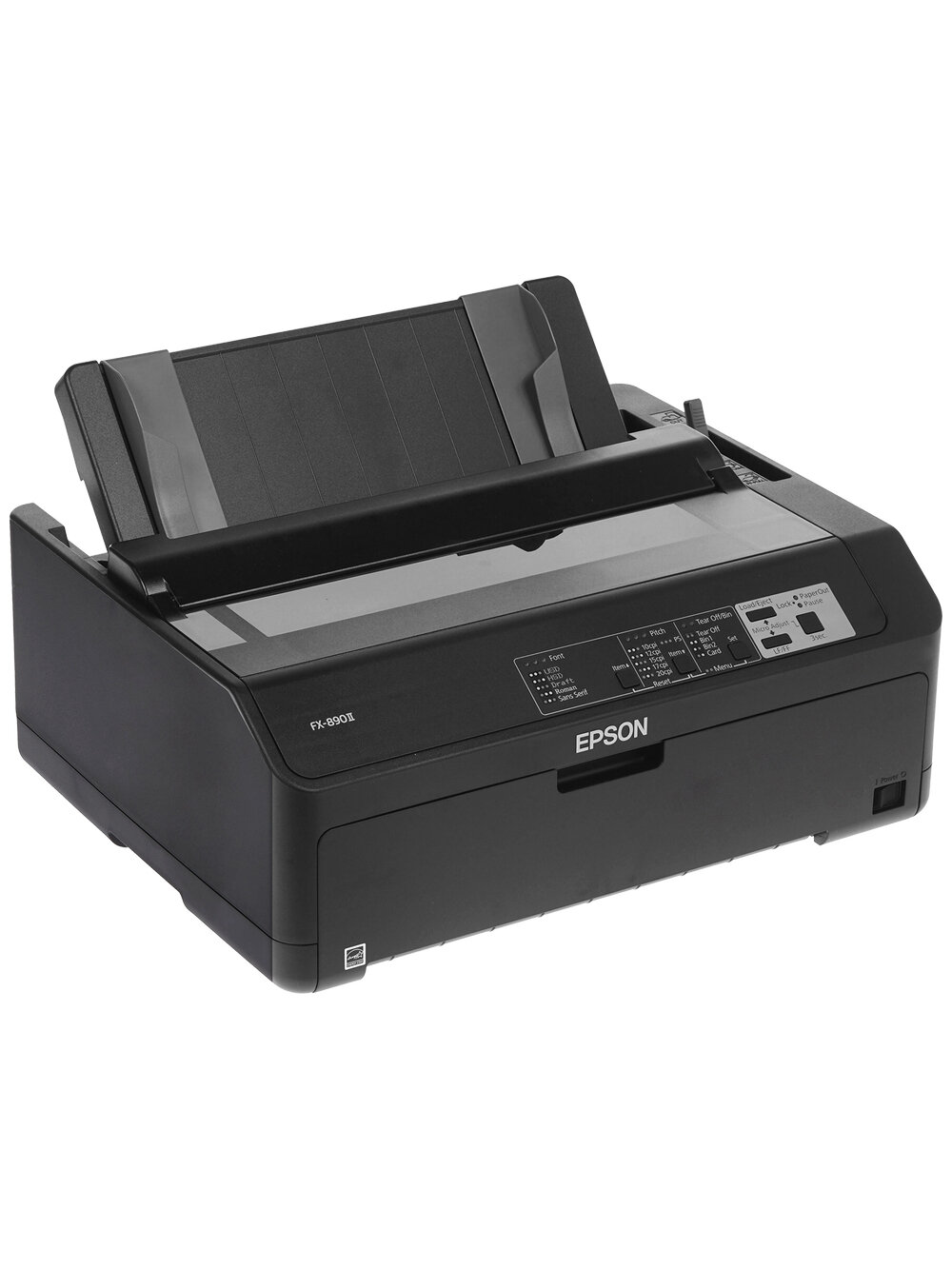 Принтер матричный Epson FX-890II, ч/б, А4, LPT, USB, (C11CF37401), черный