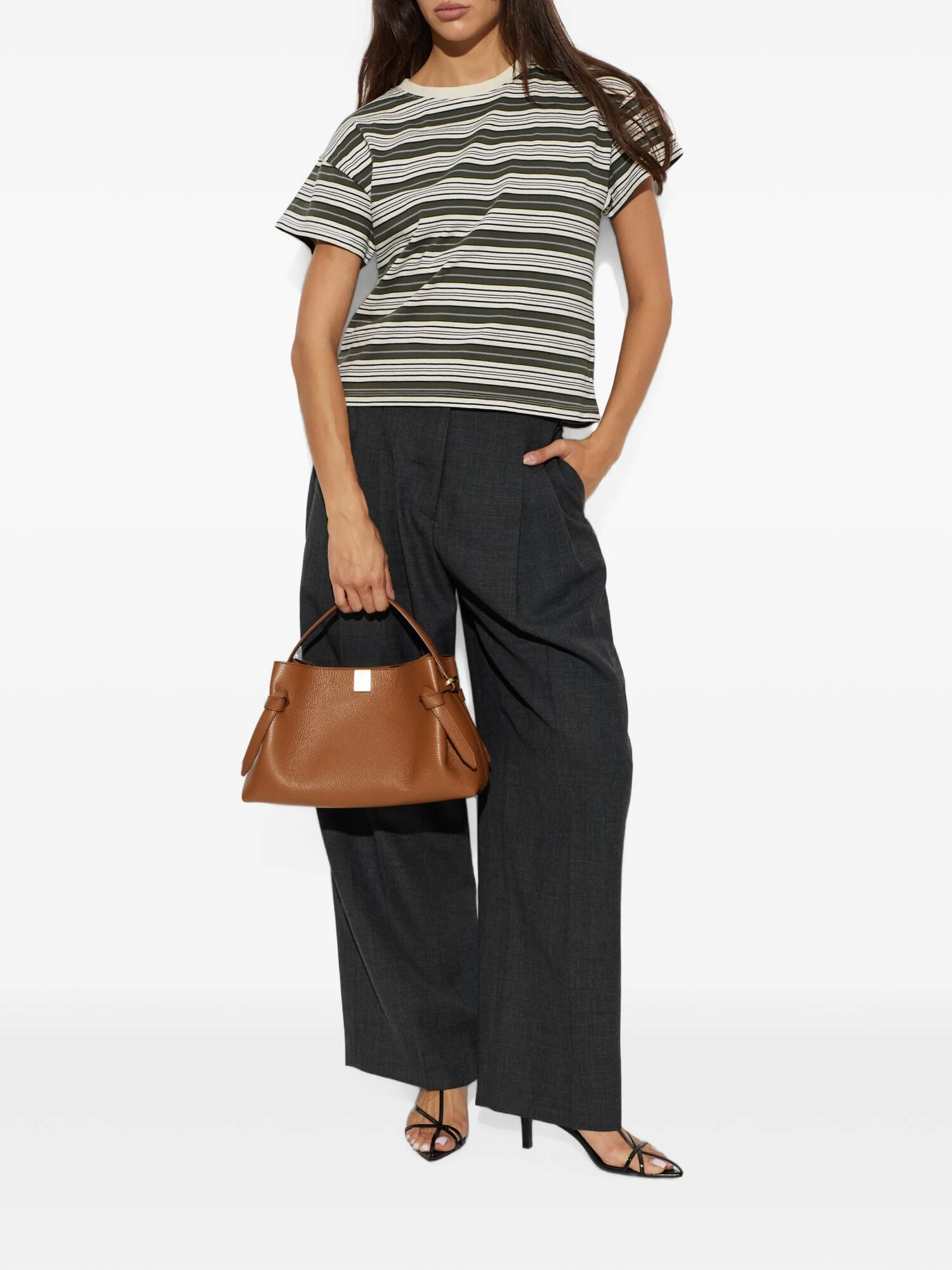 Футболка Rag & Bone Striped-pattern T-shirt, размер M — фото 1