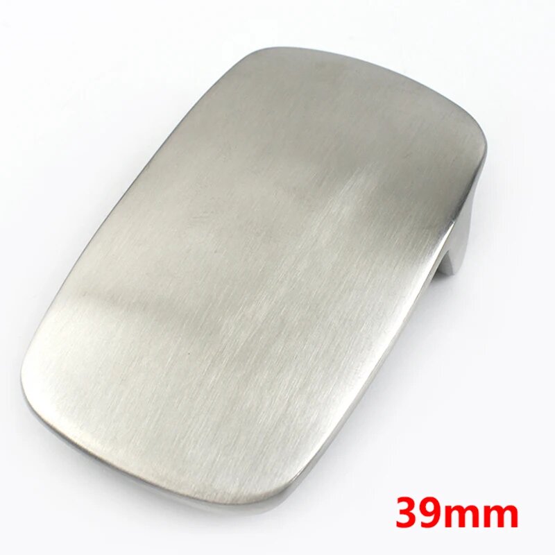 Meetee латунные пряжки для ремней 40 мм BrushedSilver