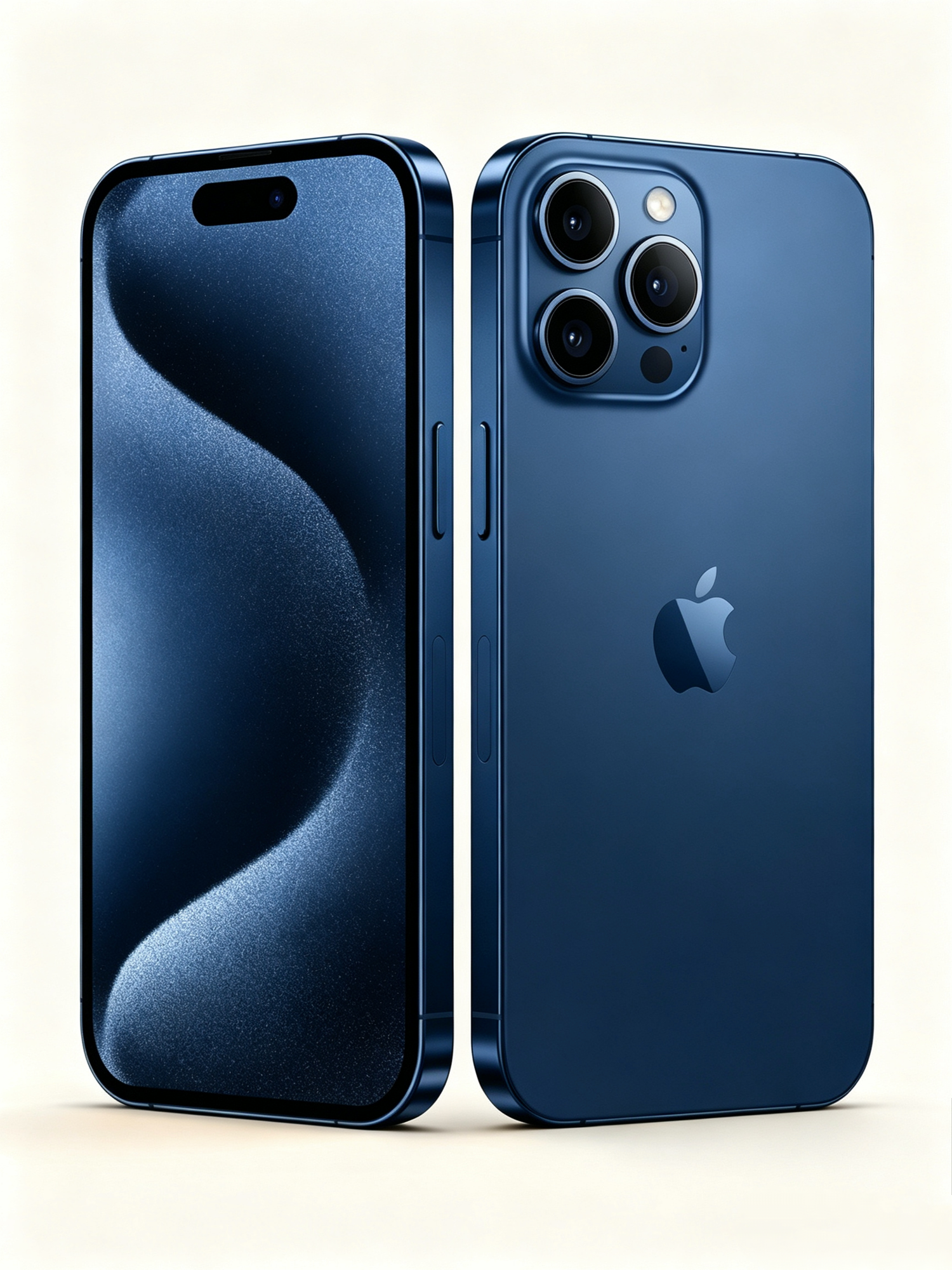 (Официальная гарантия) Смартфон Оригинал Apple iPhone 15 Pro 128ГБ синий титан, 6.1" OLED, 128ГБ, 5G, NFC, без RuStore