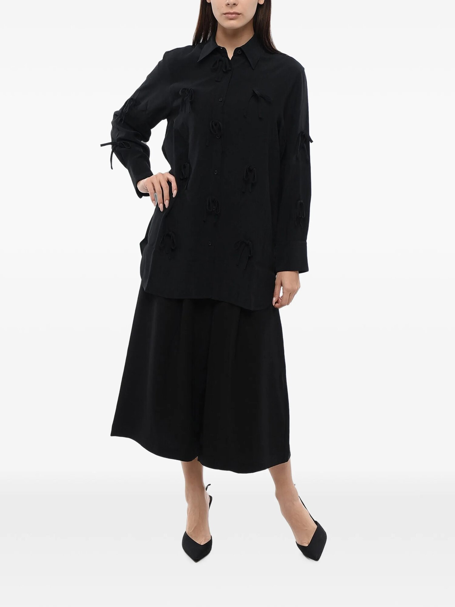 Блуза Viktor & Rolf Bow-detail blouse, размер 4 — фото 1