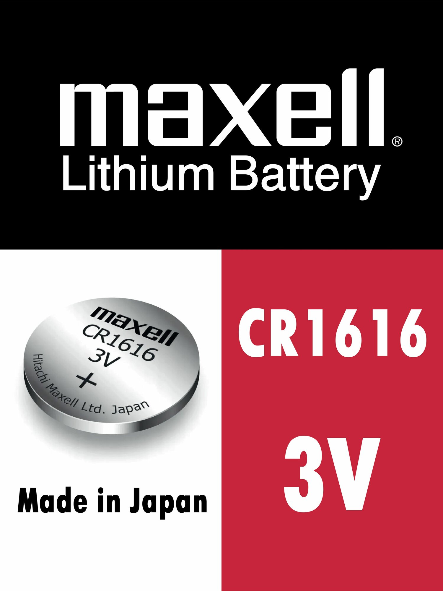 Батарейка Maxell CR1616 Lithium