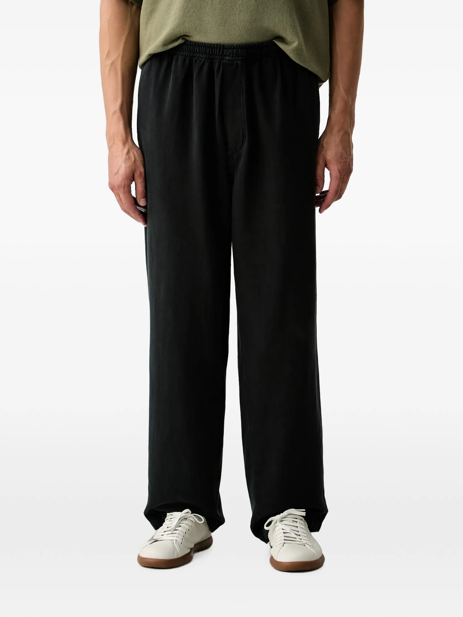 Брюки Lycaz elasticated-waist straight-leg trousers