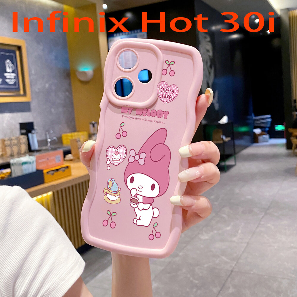Чехол для телефона Infinix Hot 30i X669/X669D 6.56 inches Wave с мягкой волновой обложкой с принтом Куроми