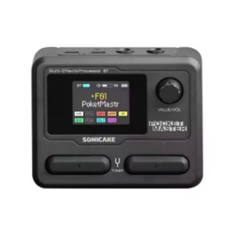 SONICAKE PocketMaster Multi-Effects Processor BT Transparent Black
