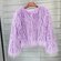Шуба, размер 42-46, сиреневый