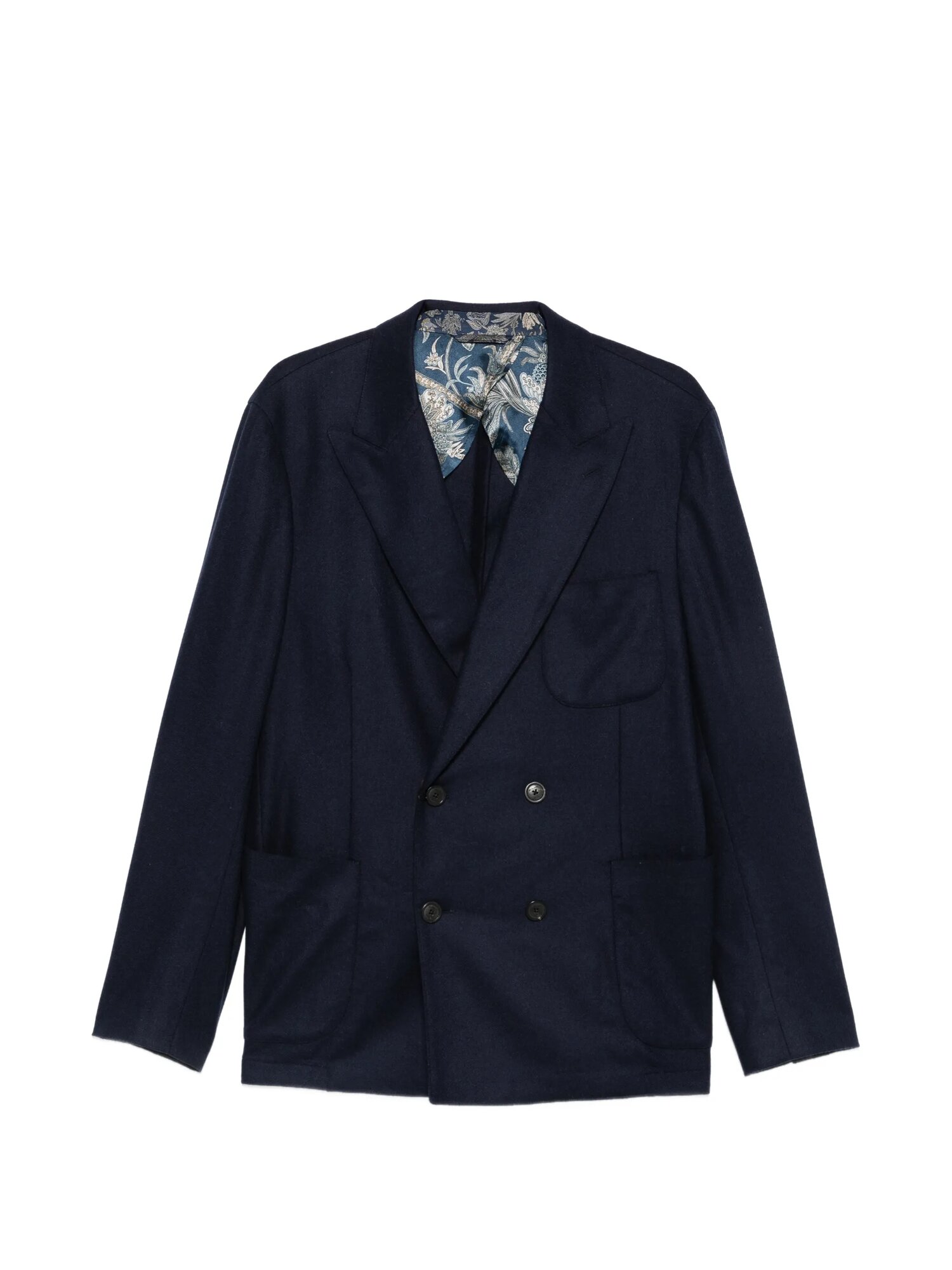 Пиджак Double-breasted peak-lapel blazer