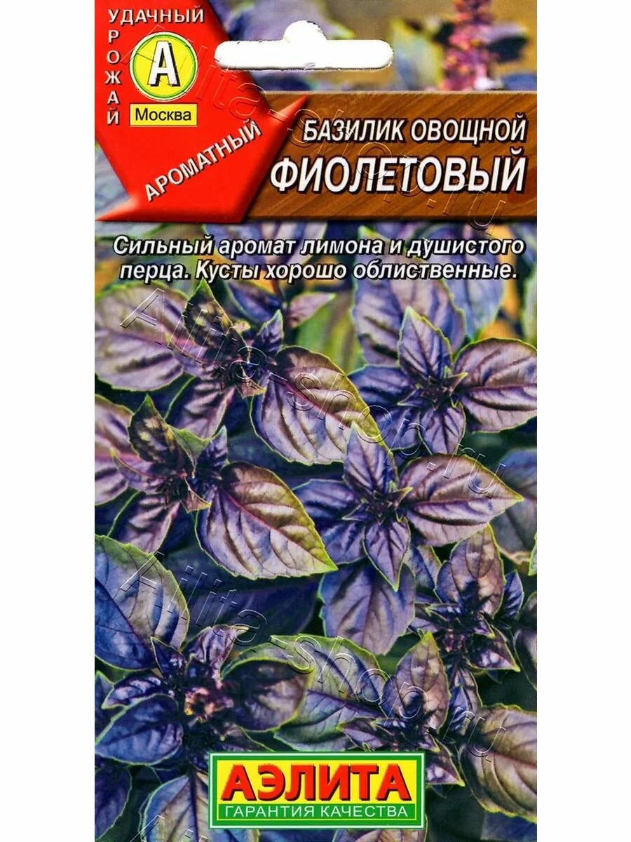 Семена "Базилик овощной Фиолетовый"