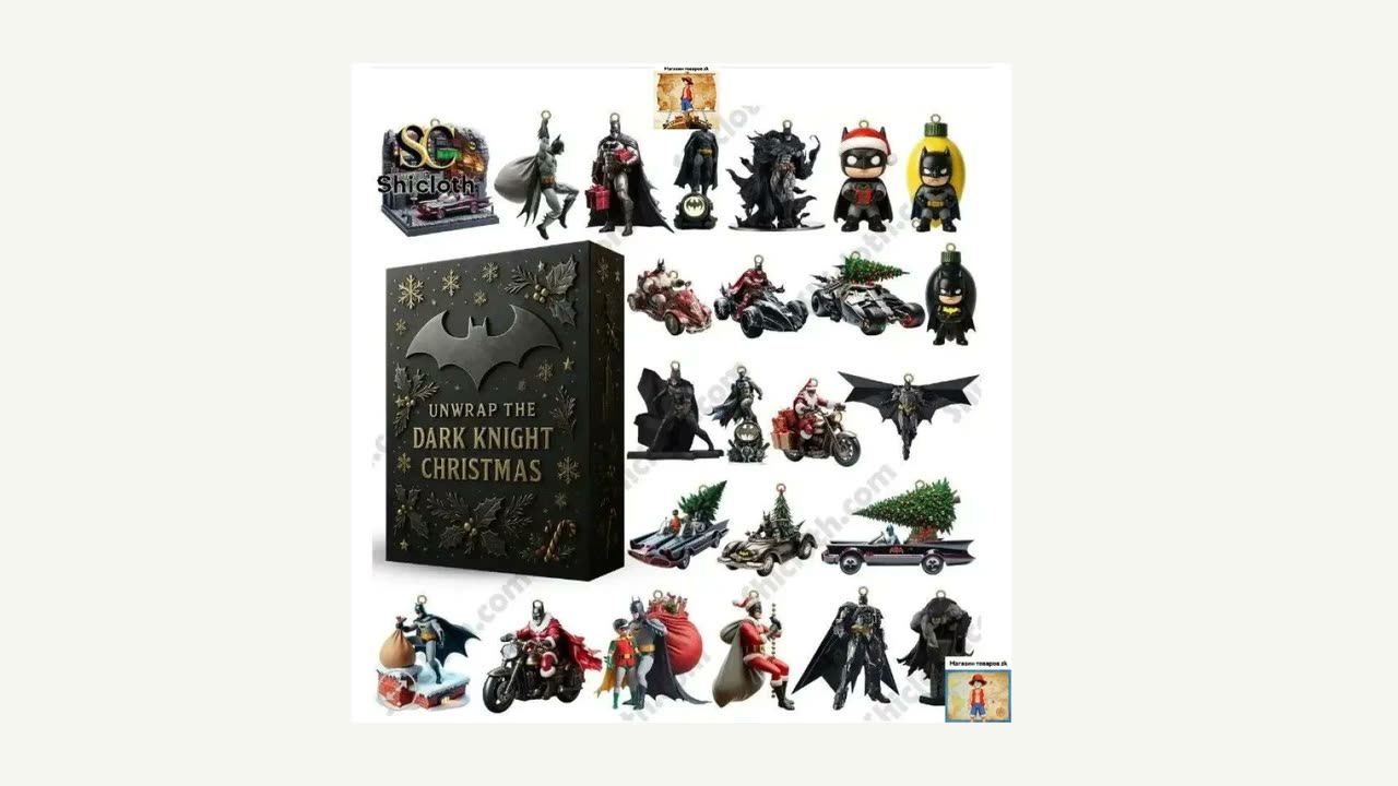 Адвент-календарь DVbV "Unwrap the Dark Knight Christmas", Коллекционный, Бэтмен, 24 предмета — фото 1