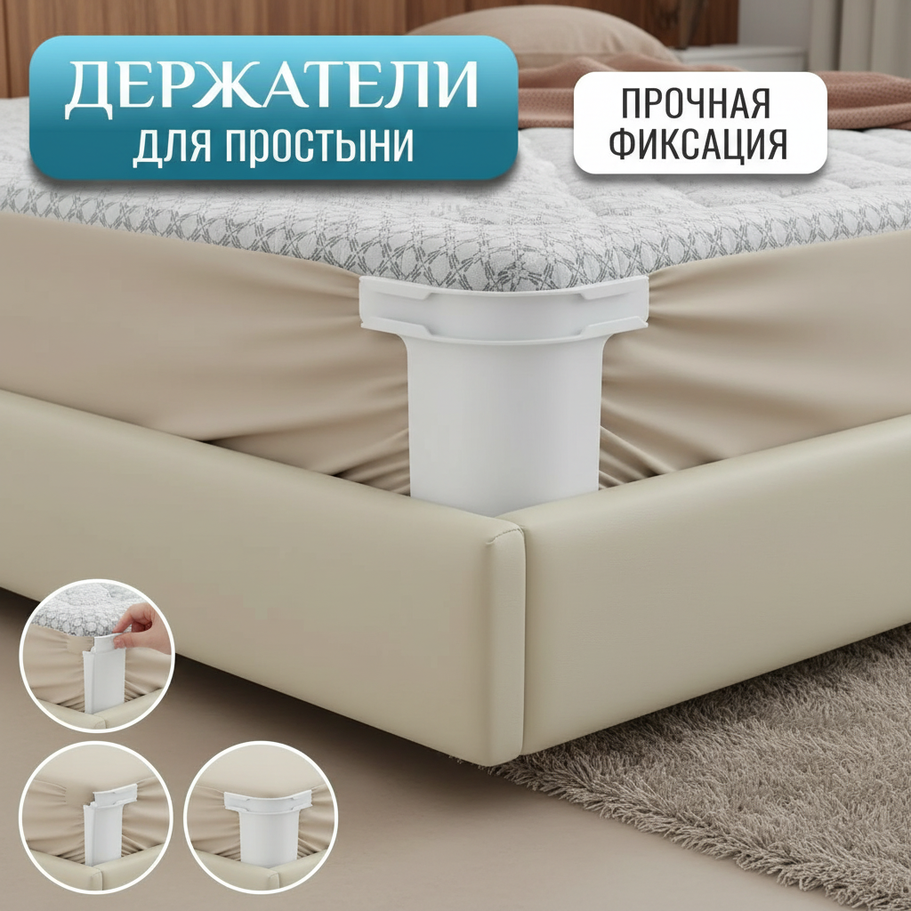 Держатель для простыни, зажимы и фиксаторы для простыни на матрас
