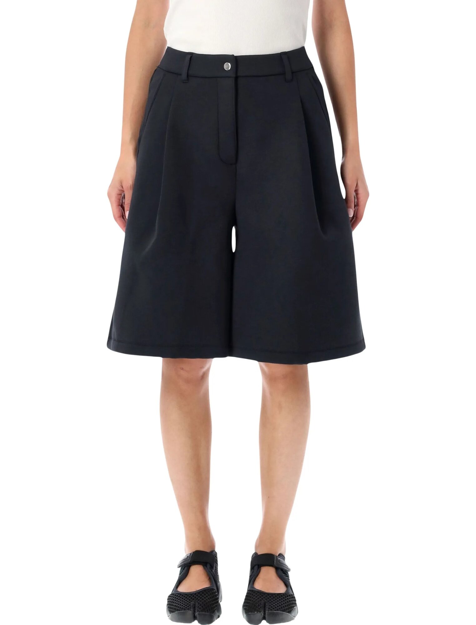Шорты Pleated wide-leg shorts