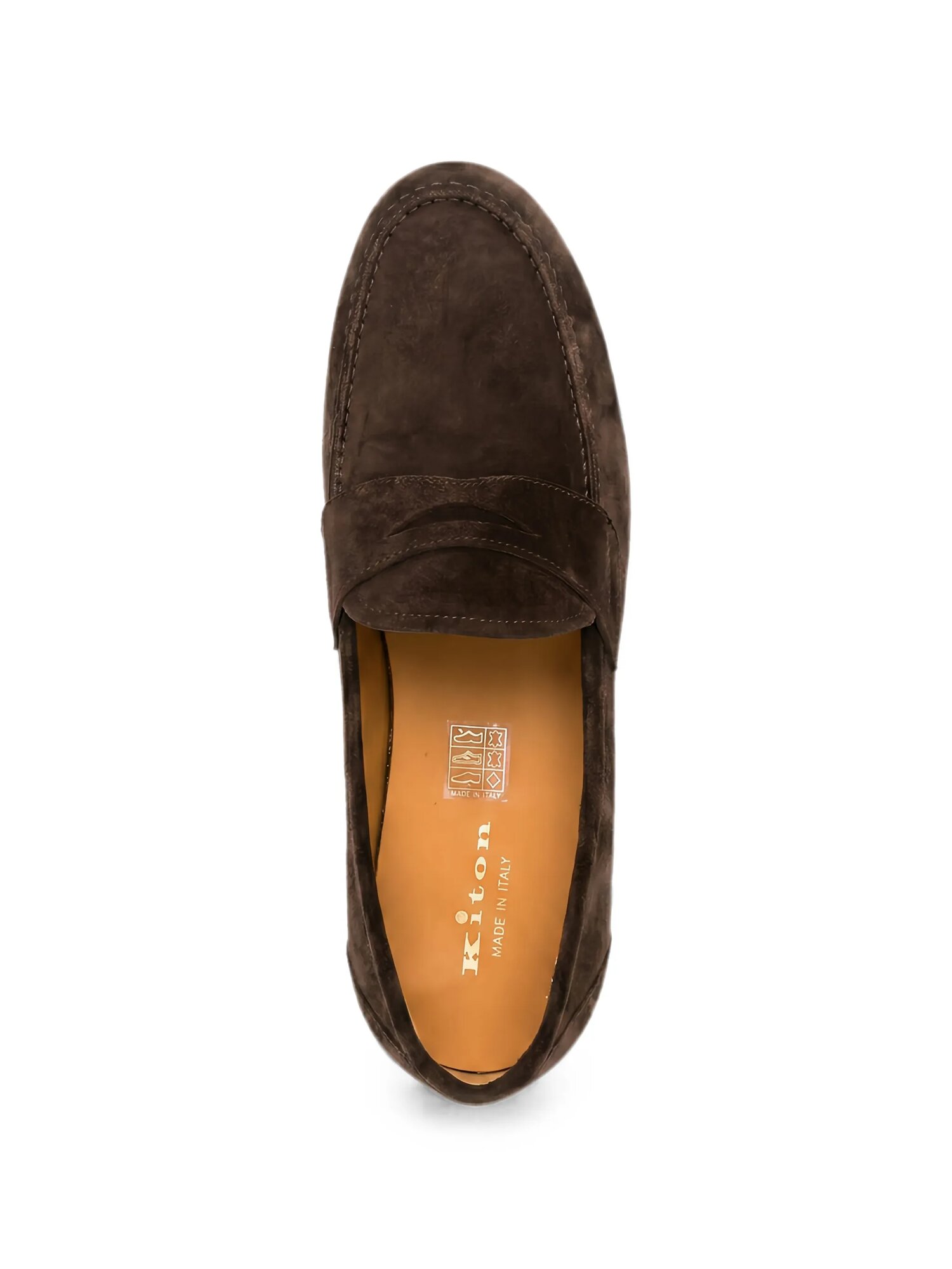 Лоферы Kiton Suede loafers, размер 10 — фото 1