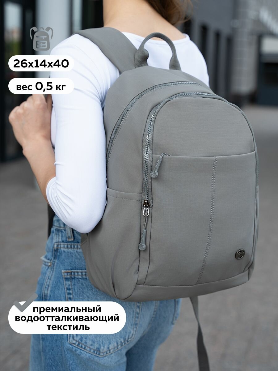 Рюкзак школьный городской спортивный портфель SB42-64-(26014) gray