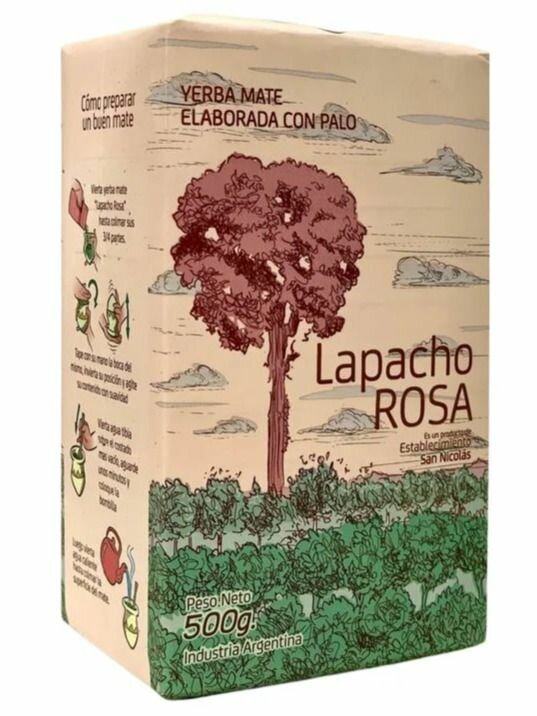 Йерба Мате (парагвайский чай) Lapacho Rosa Традиционный, 500 грамм