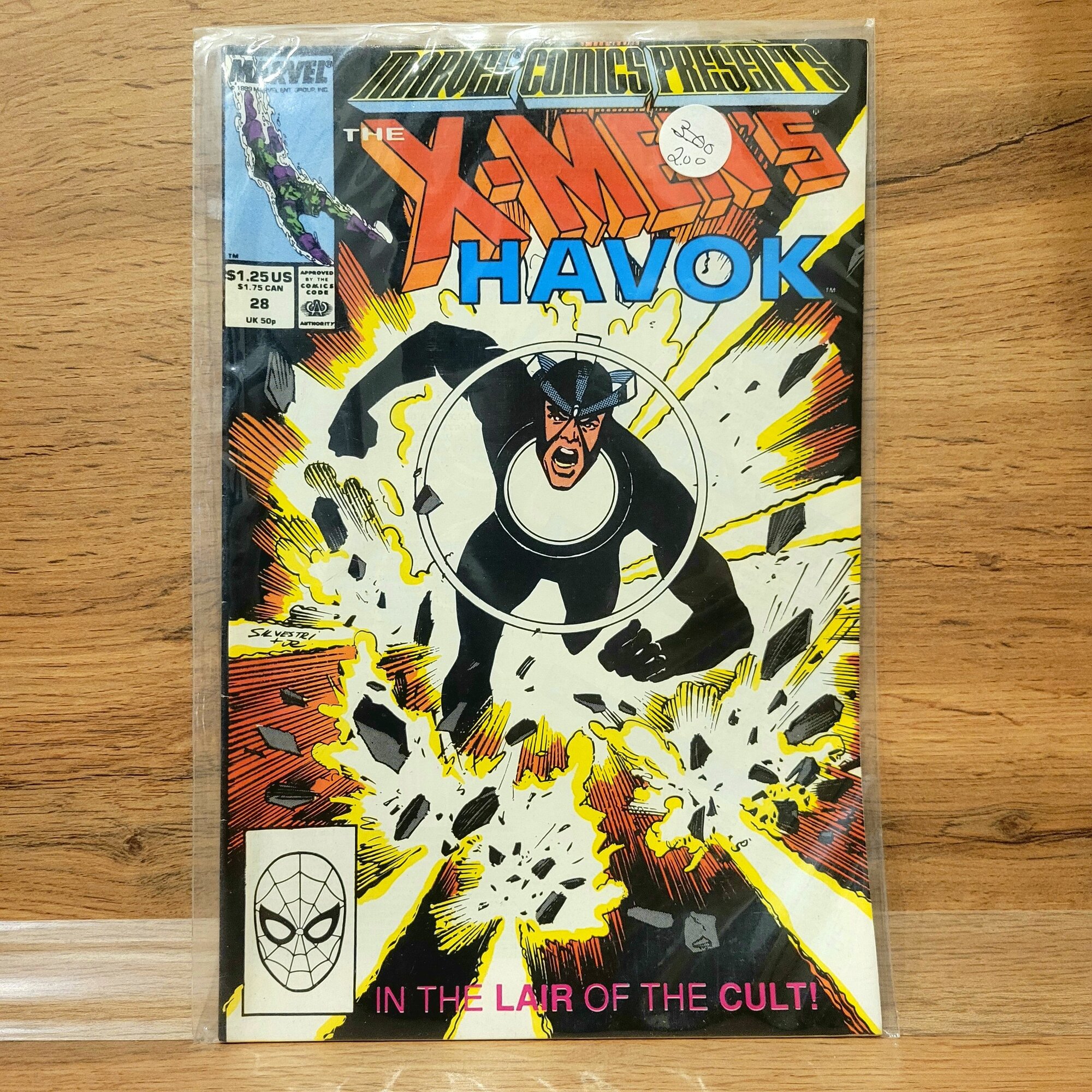 Ретро Комикс X Men #28. 1990 Год. Комикс (сингл) на английском языке