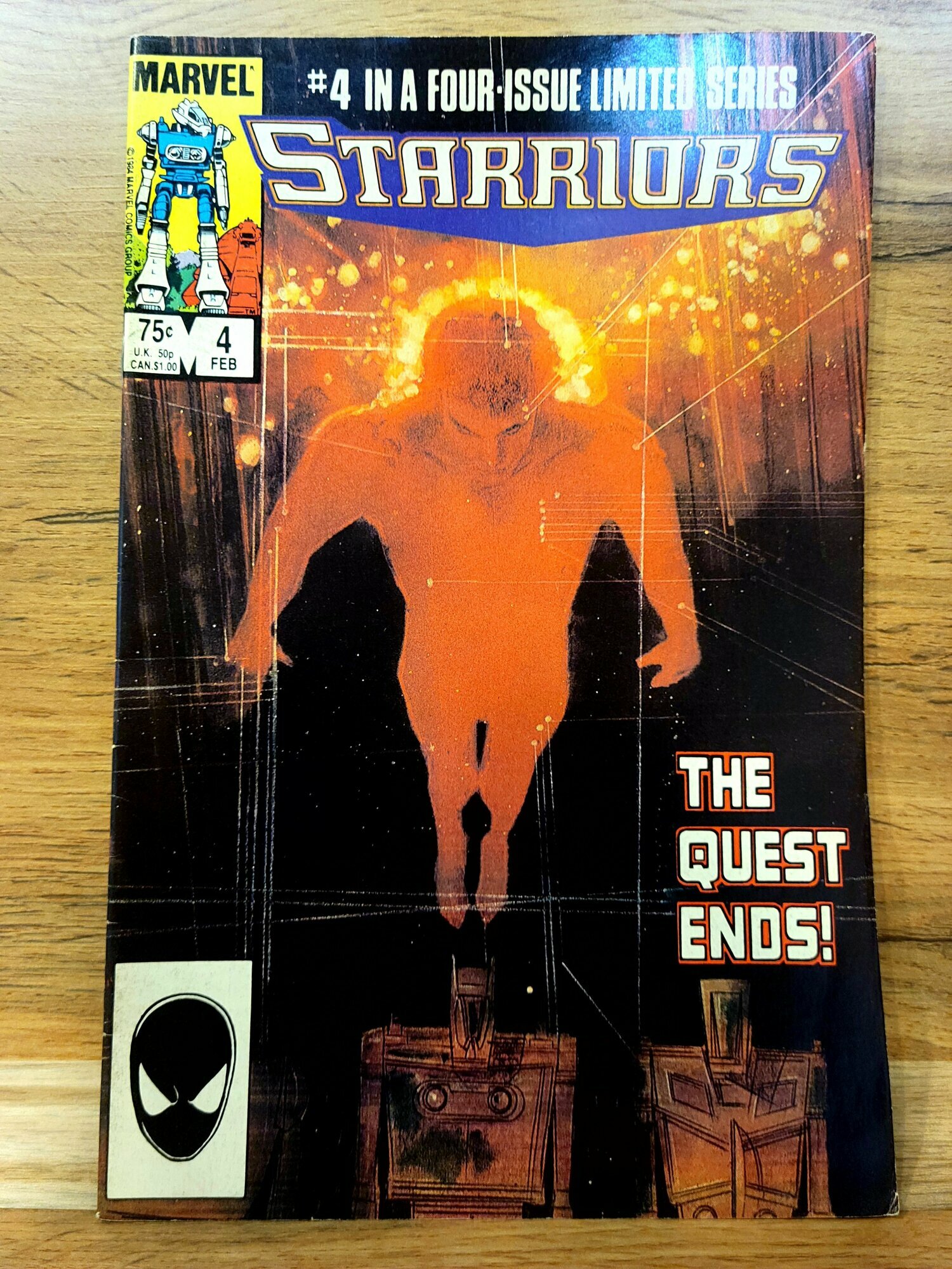 Ретро Комикс Starriors #4. 1986 Год.