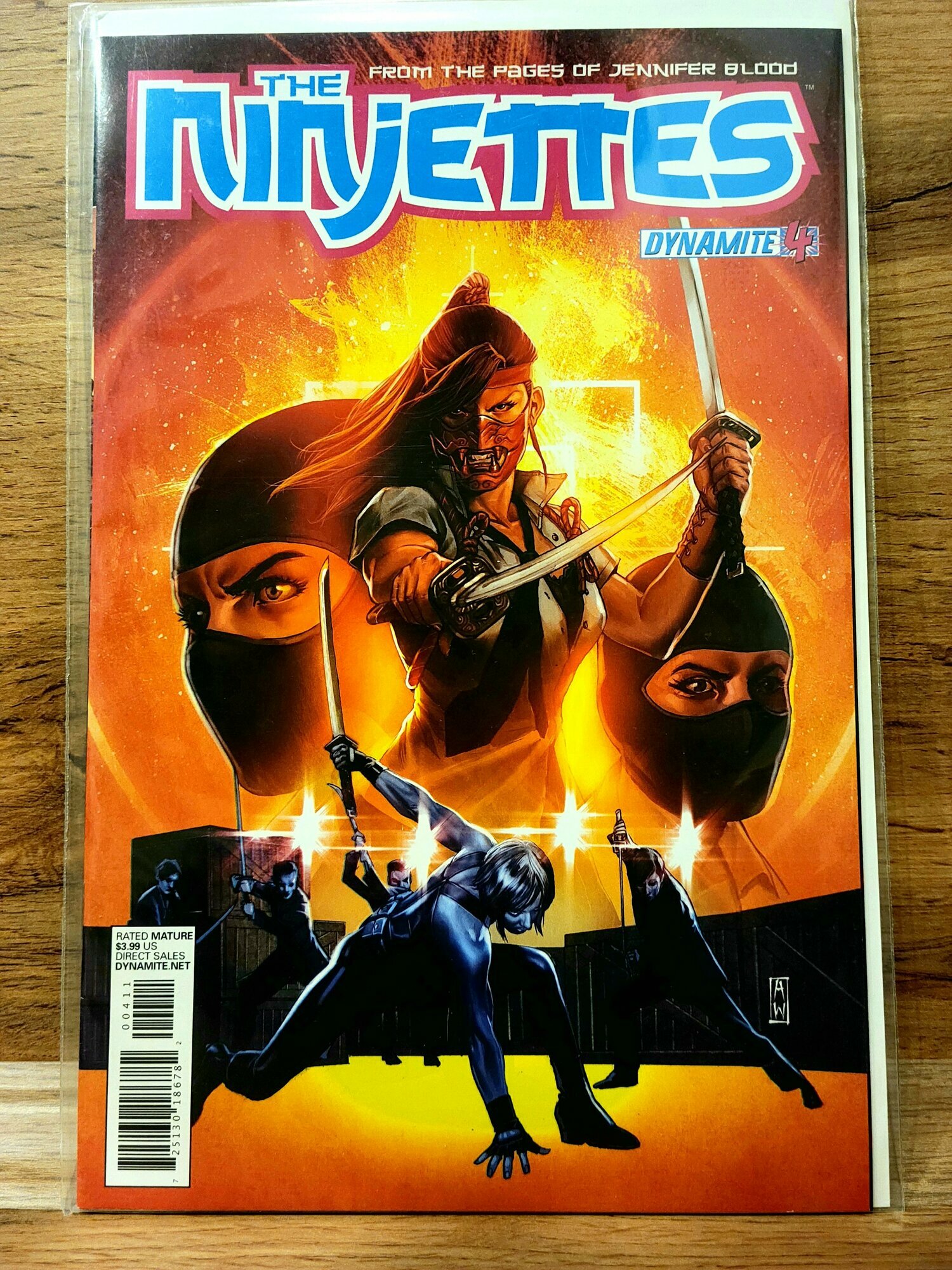 Ninjettes #4. Оригинальный комикс