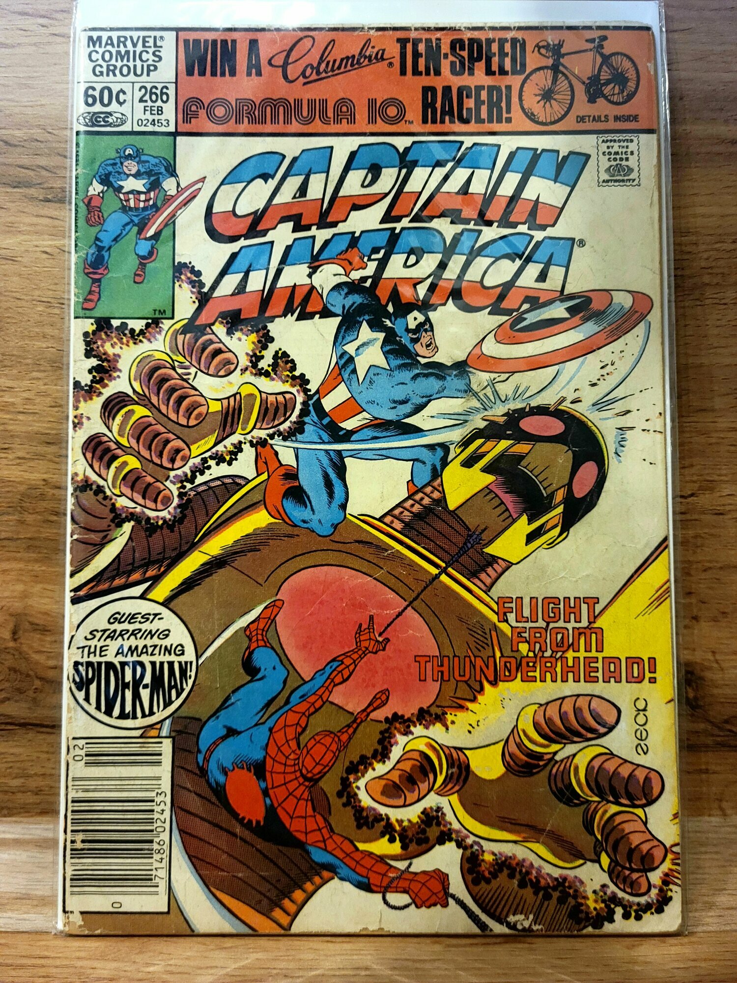 Ретро Комикс Captain America #266. 1984 Год. Оригинал!