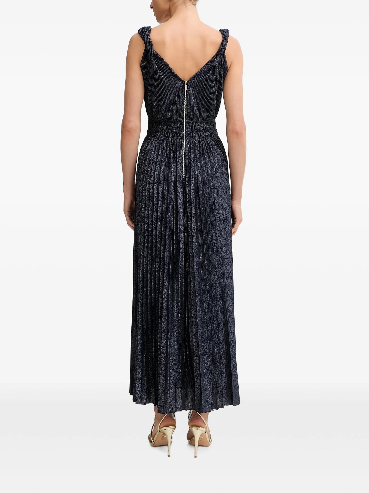 Платье MORGAN Pleated maxi dress, размер 38 — фото 1