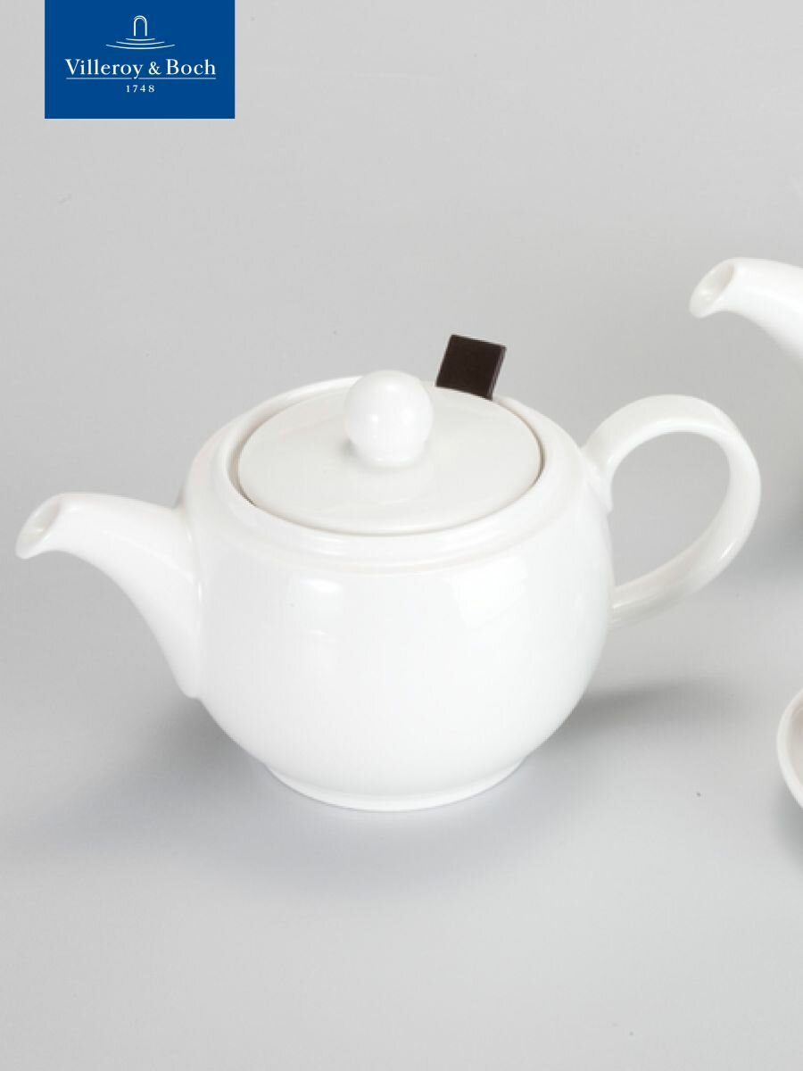 Чайник с крышкой и фильтром 450 мл, Universal White, Villeroy & Boch, Премиум-Фарфор