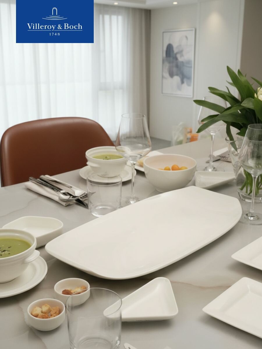 Блюдо 50х26 см, Universal White, Villeroy & Boch, Премиум-Фарфор