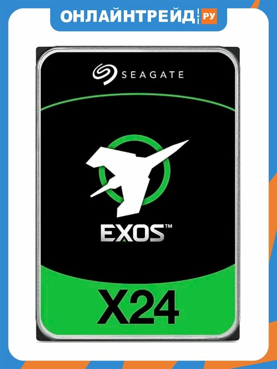 Жесткие диски Seagate Exos X24 HDD 3.5" SATA 12Tb, 7200 rpm, 512Mb buffer