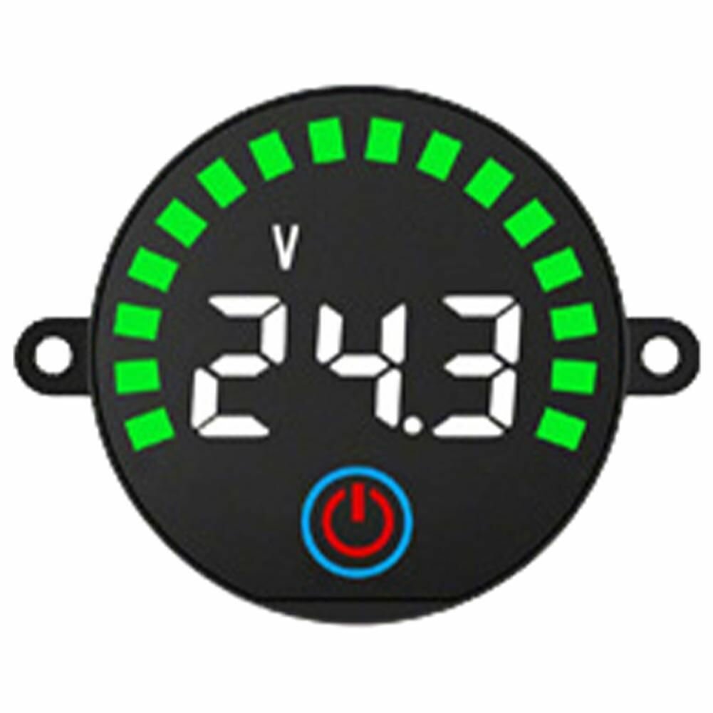 Универсальный индикатор емкости и вольтметр 12V 24V, цифровой тестер заряда для литиевых свинцево-кислотных аккумуляторов DC 7-55V