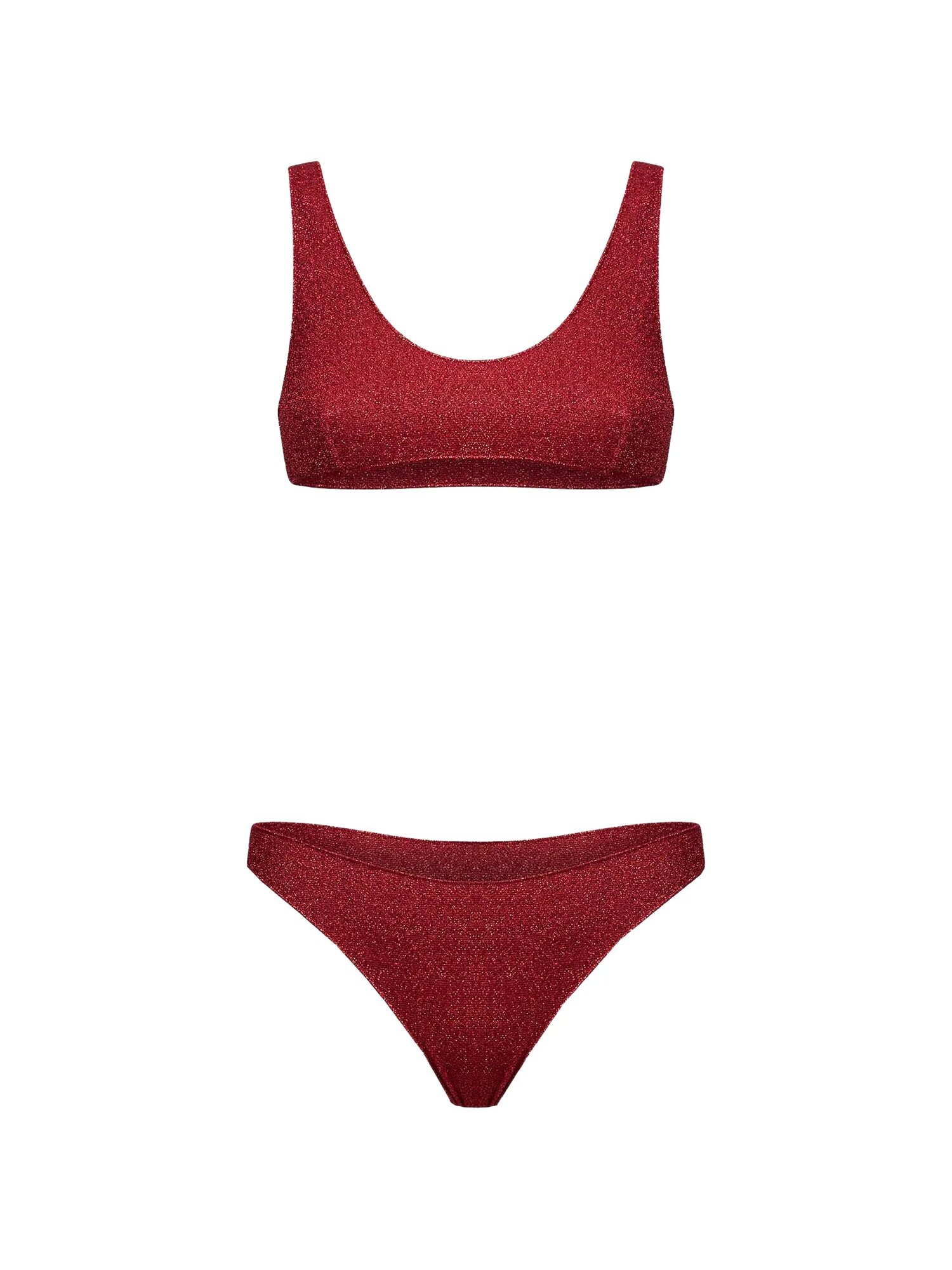 Купальник Lumière glitter-effect bikini