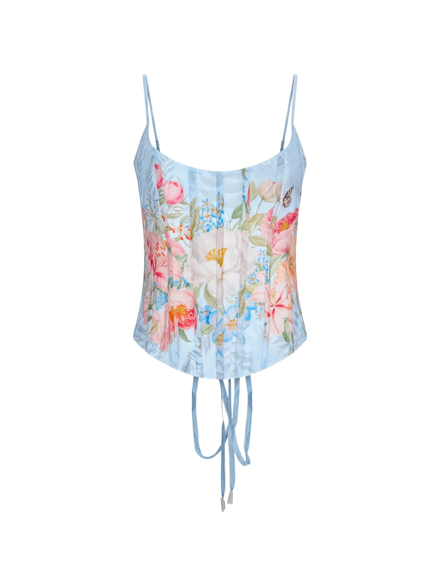 Топ Moxie floral-print corset top