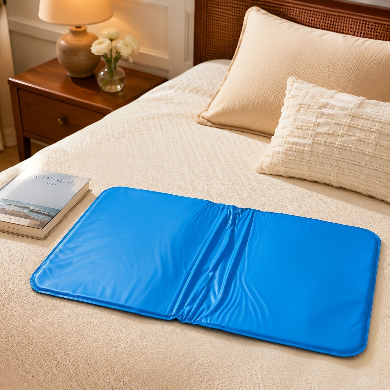 Летняя охлаждающая подушка для дневного сна Summer Cool Ice Pillow, мягкая, складная, дышащая, не потеет, легкая, портативная, не требует воды или охлаждения, не липнет, для офисного сна